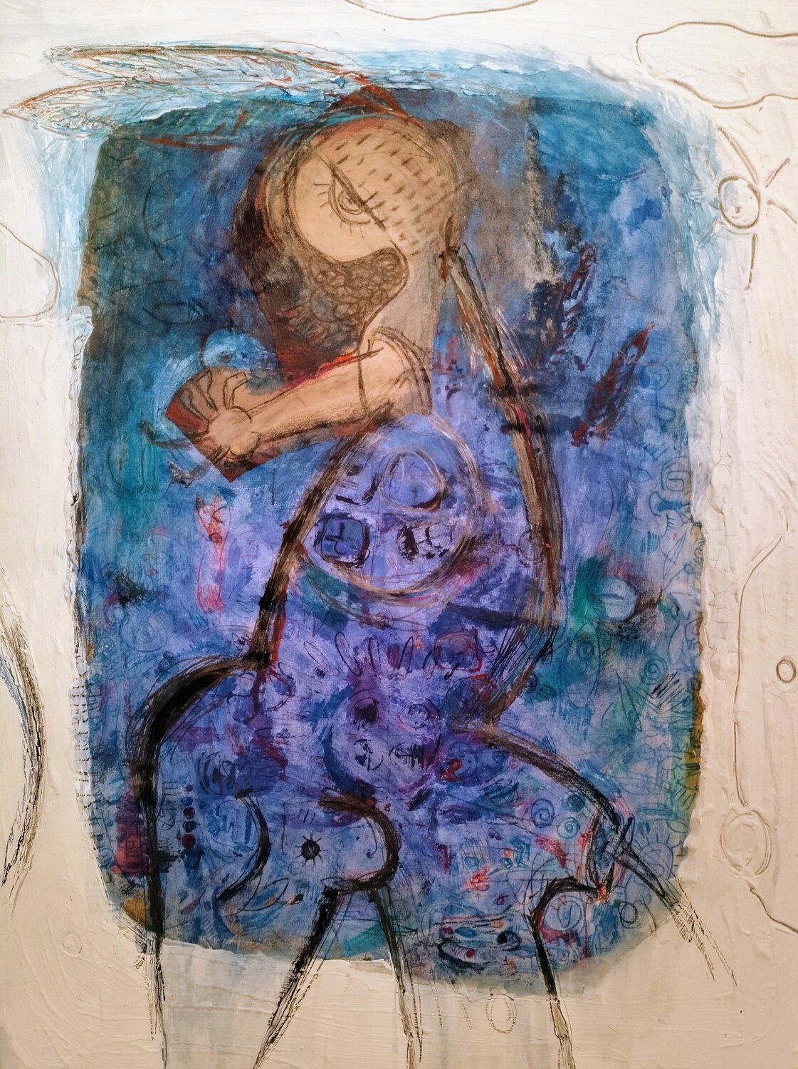 My Indian ancestor by Szilard Szilagyi Silaro (2022) : Painting Oil on ...