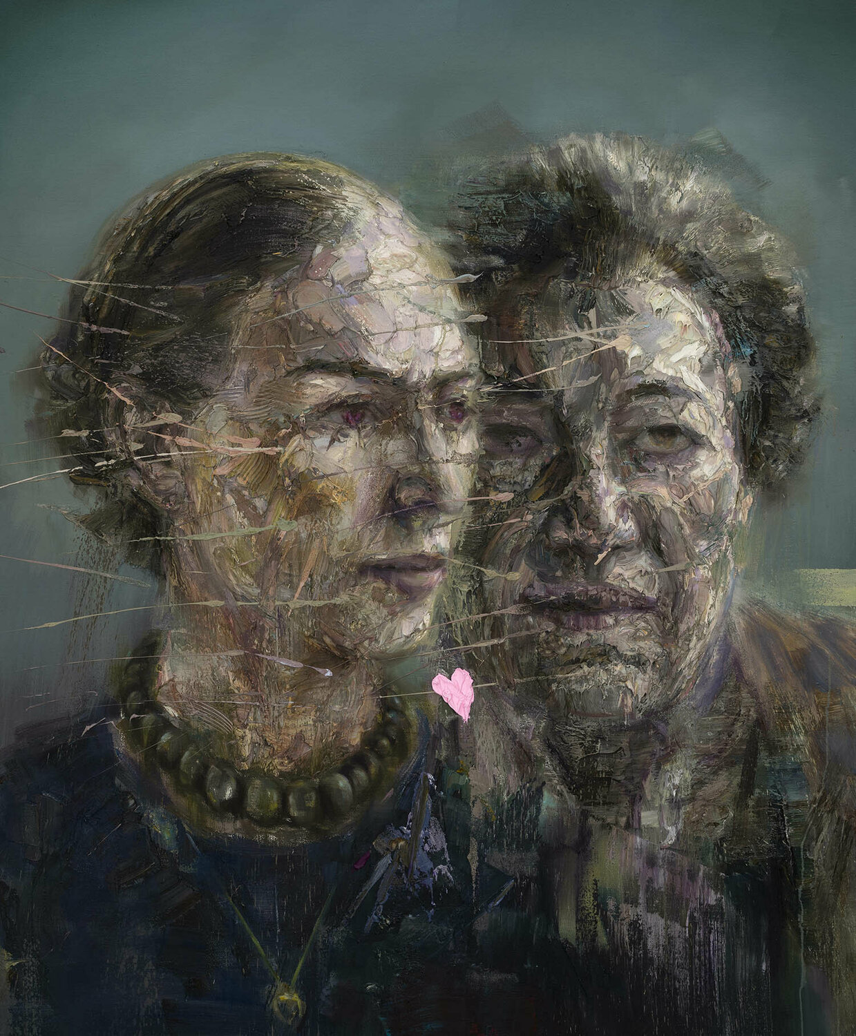 Frida Kahlo et Diego Rivera by Mathieu Laca (2019) : Painting Oil on ...