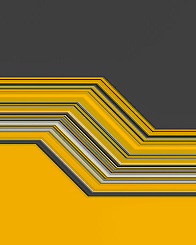 Bauhaus abstract by Andrea Pallang (2023) : Painting Ink on Canvas ...