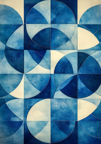 Bauhaus abstract by Andrea Pallang (2023) : Painting Ink on Canvas ...