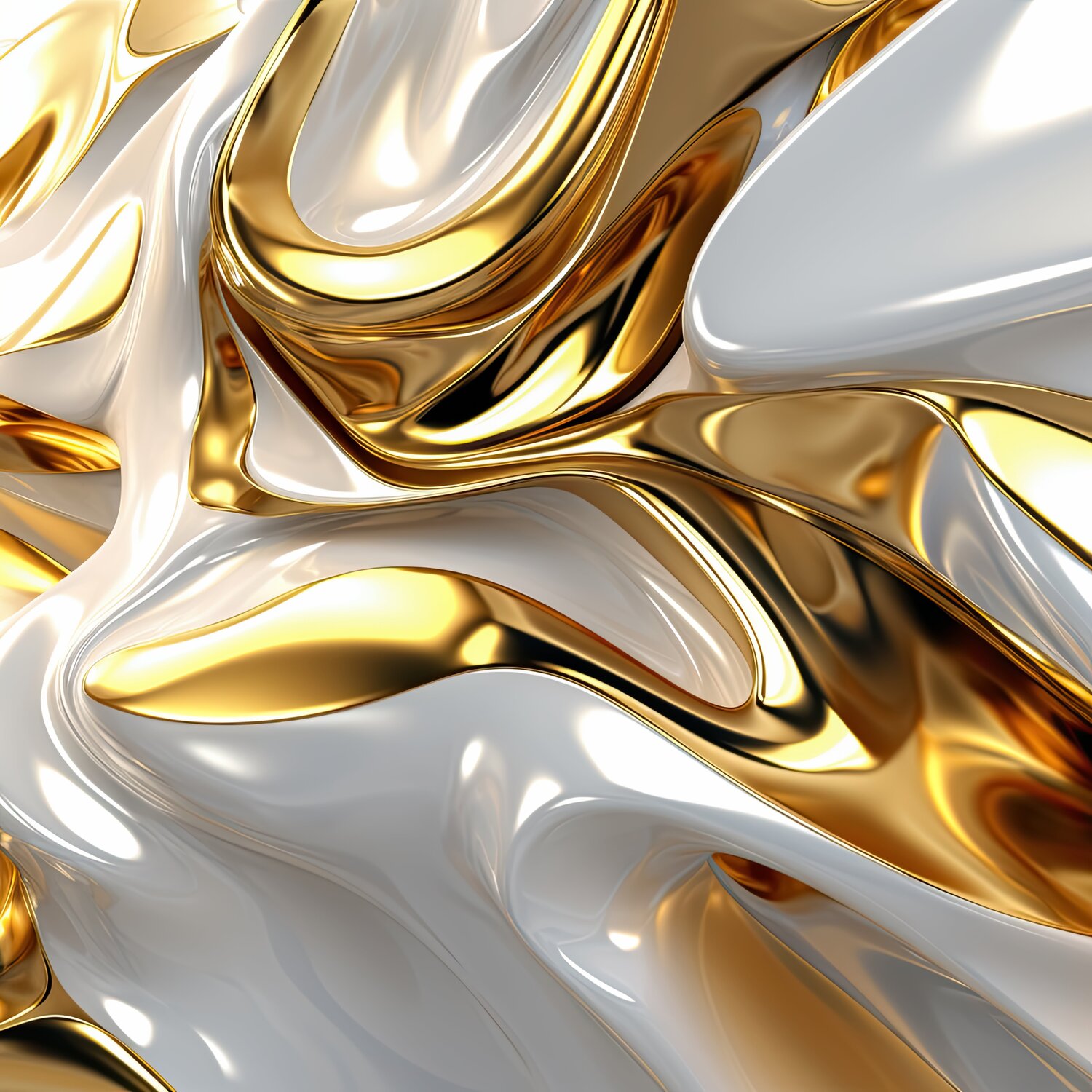 Golden Abstract art by Andrea Pallang (2023) : Photography Digital on ...
