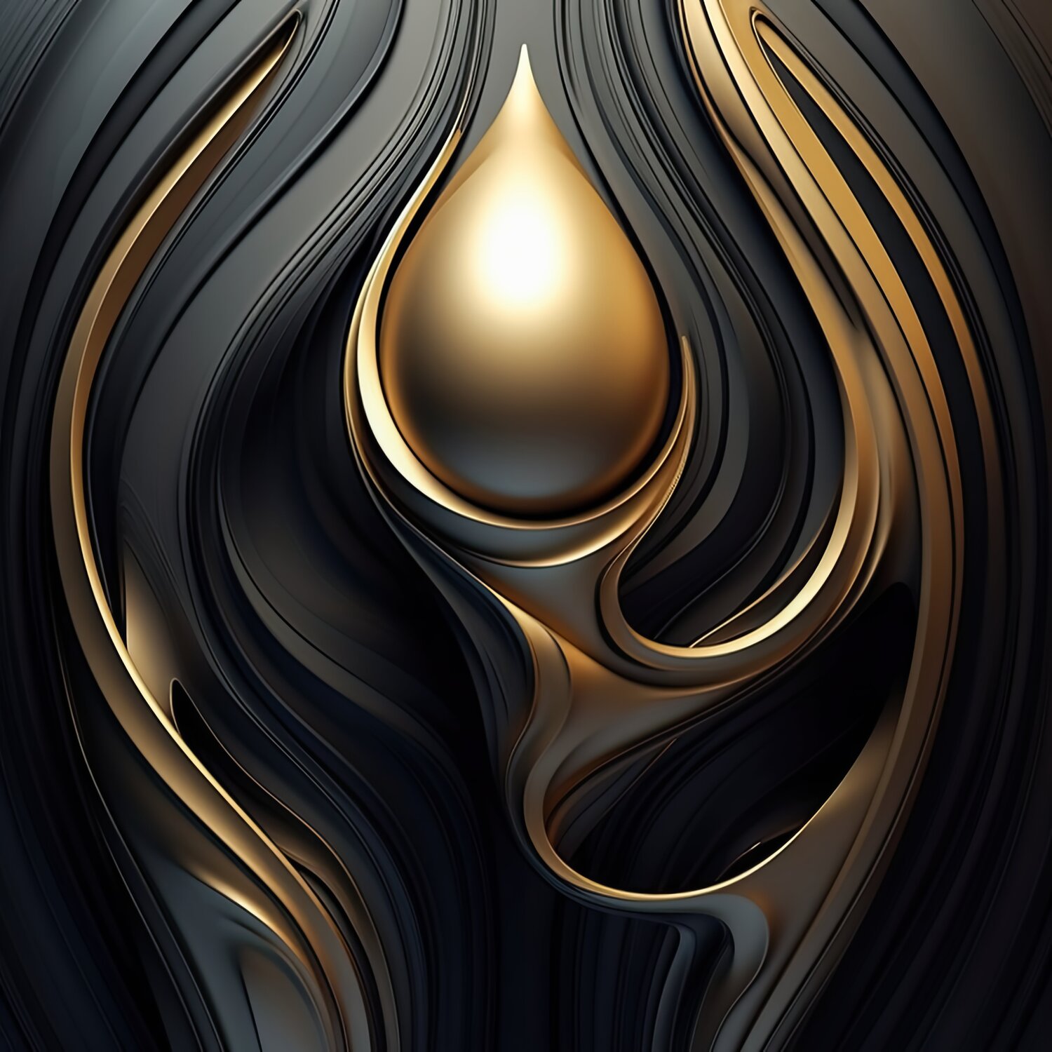 Sunrise golden abstract by Andrea Pallang (2023) : Photography Digital ...
