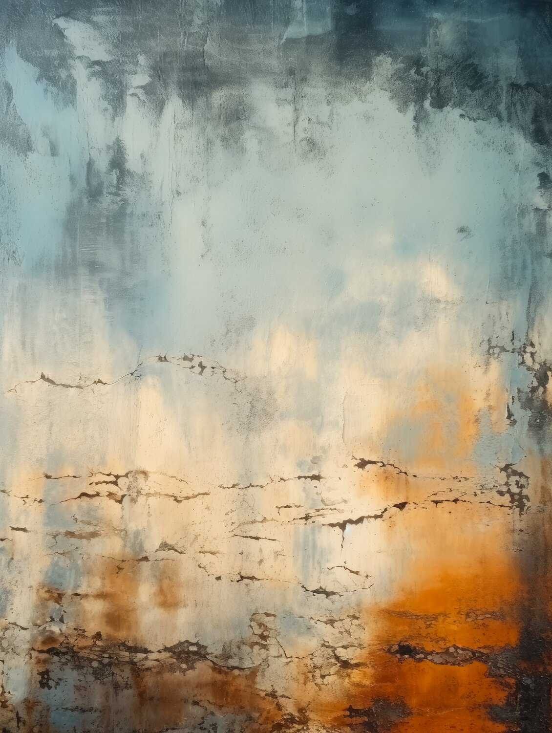 Abstract Landscape de Andrea Pallang (2023): Pintura Tinta en Lienzo ...