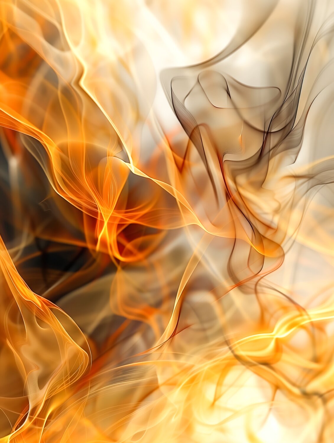 Golden abstract by Andrea Pallang (2024) : Painting Ink on Canvas ...