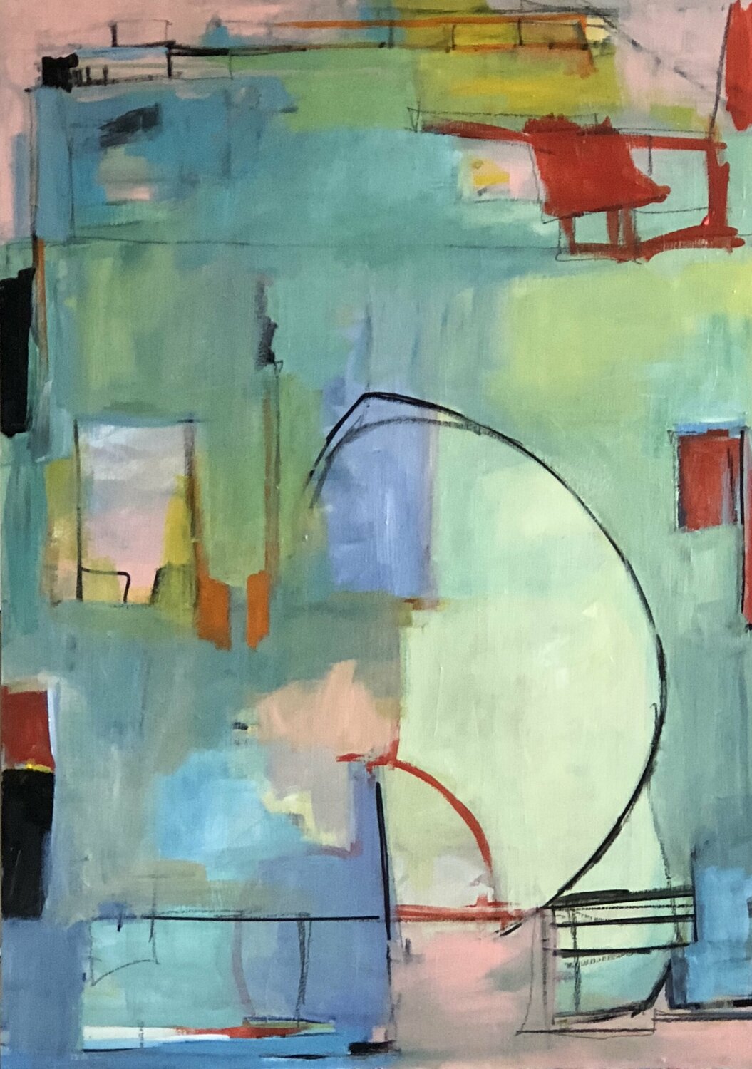 A Story to Tell de Norma Alonzo (2019) : Peinture Acrylique, Encre sur ...