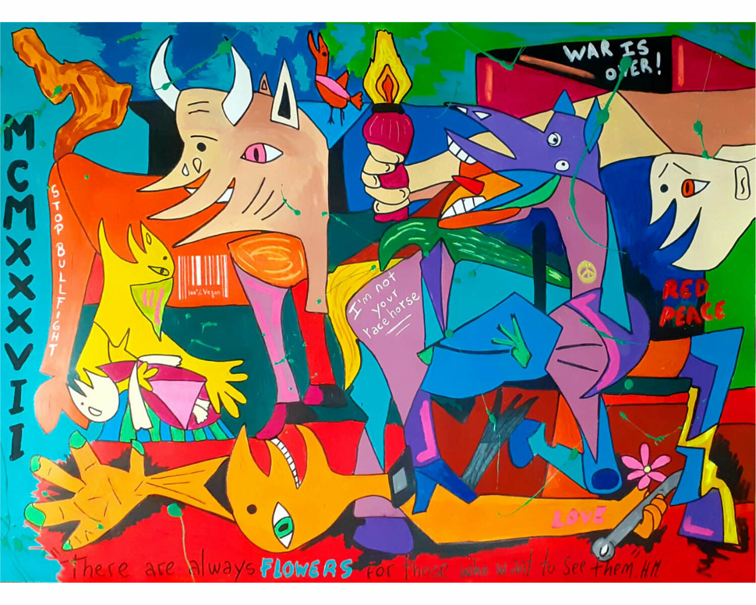 Pablo Picasso Guernica Color