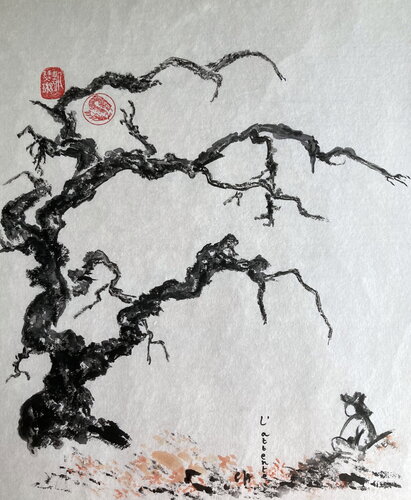 Hiver, l'attente by Catherine Hoang (2022) : Work on Paper Watercolor ...