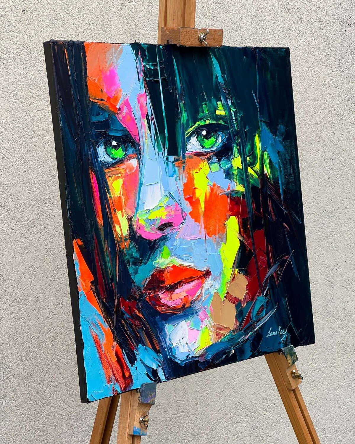 Lola von Lana Frey (2022): Malerei Öl auf Leinwand - Singulart