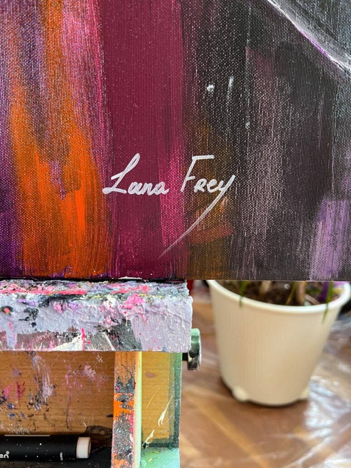 In search for a fairytale von Lana Frey (2023): Malerei Acryl auf ...