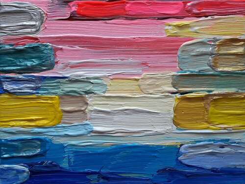 #10 (Fields of Color and Light) by Painter Coded (2021) : Painting ...