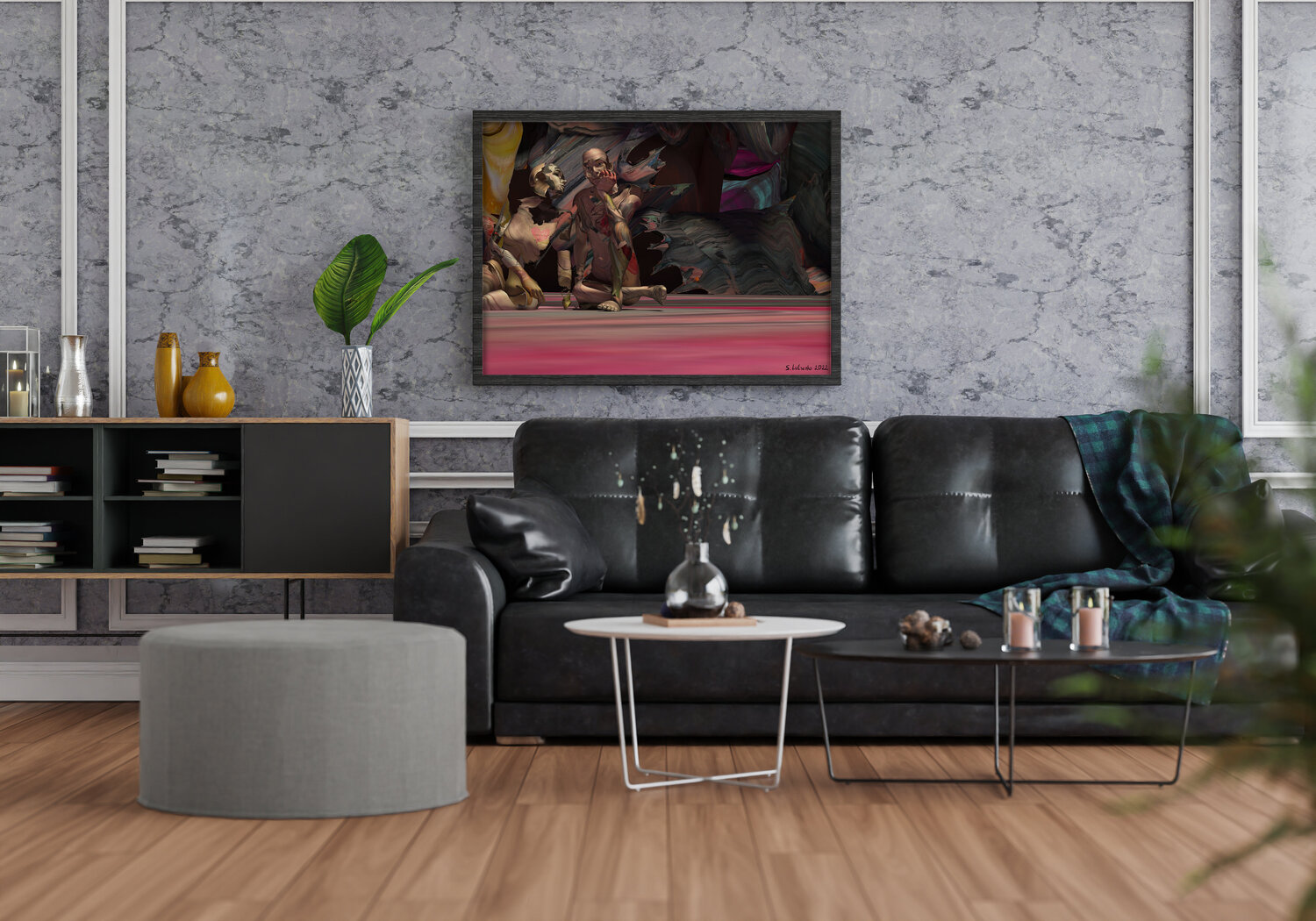 Flashbacks by Sergey Lutsenko (2022) : Digital Digital on Canvas - Singulart