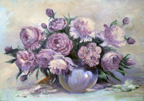 Golden Morning by Sergey Lutsenko (2020) : Painting Oil on Canvas ...