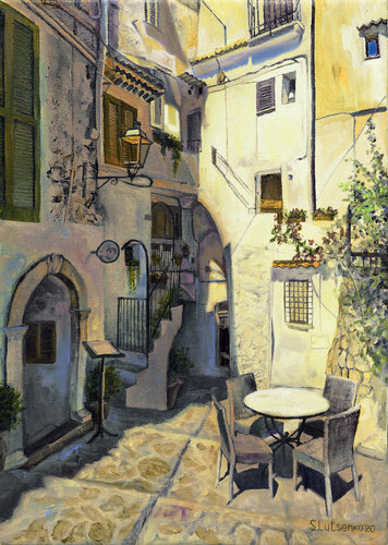 Golden Morning by Sergey Lutsenko (2020) : Painting Oil on Canvas ...