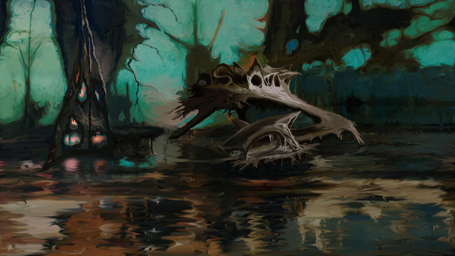 Green Light by Sergey Lutsenko (2020) : Digital Digital on Canvas ...