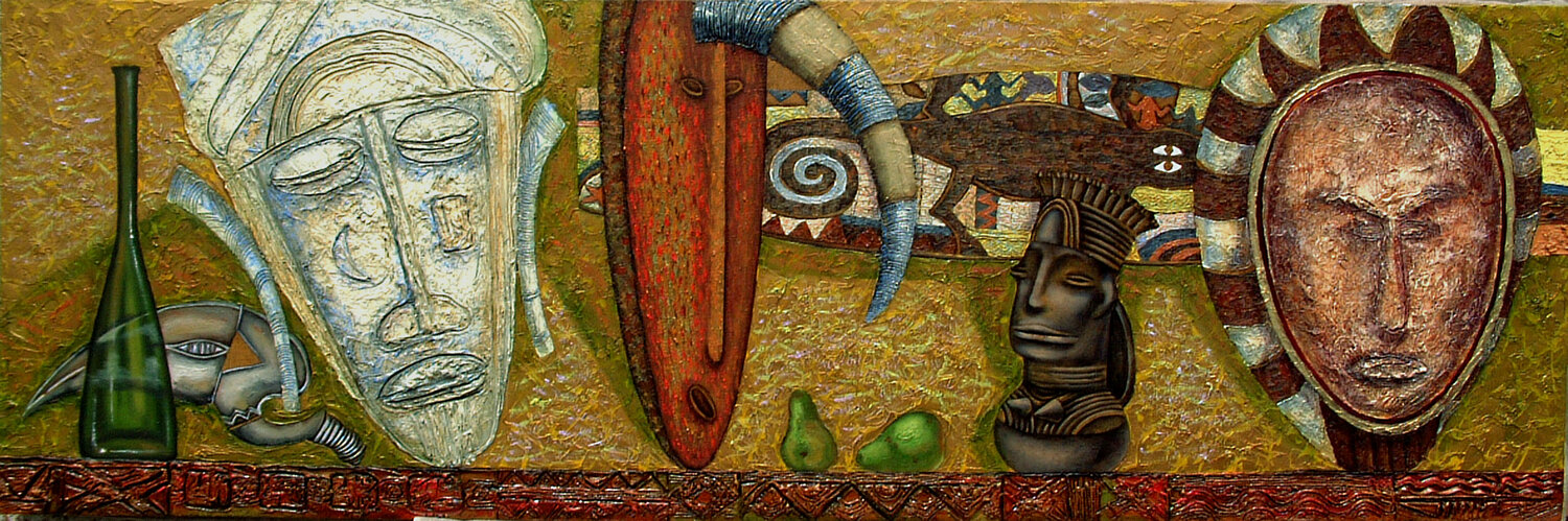 African still life by Natasha Perekhodenko (2010) : Painting Oil on ...
