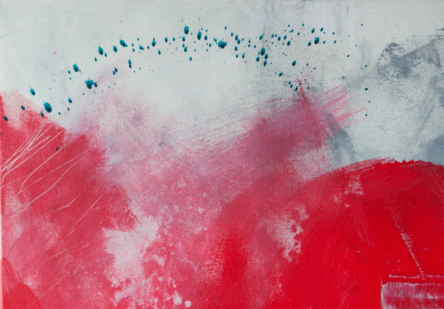 APPRECIATION FOR THE NONSENSE von Monica Saba (2021): Malerei Acryl, Pastell auf Leinwand ...