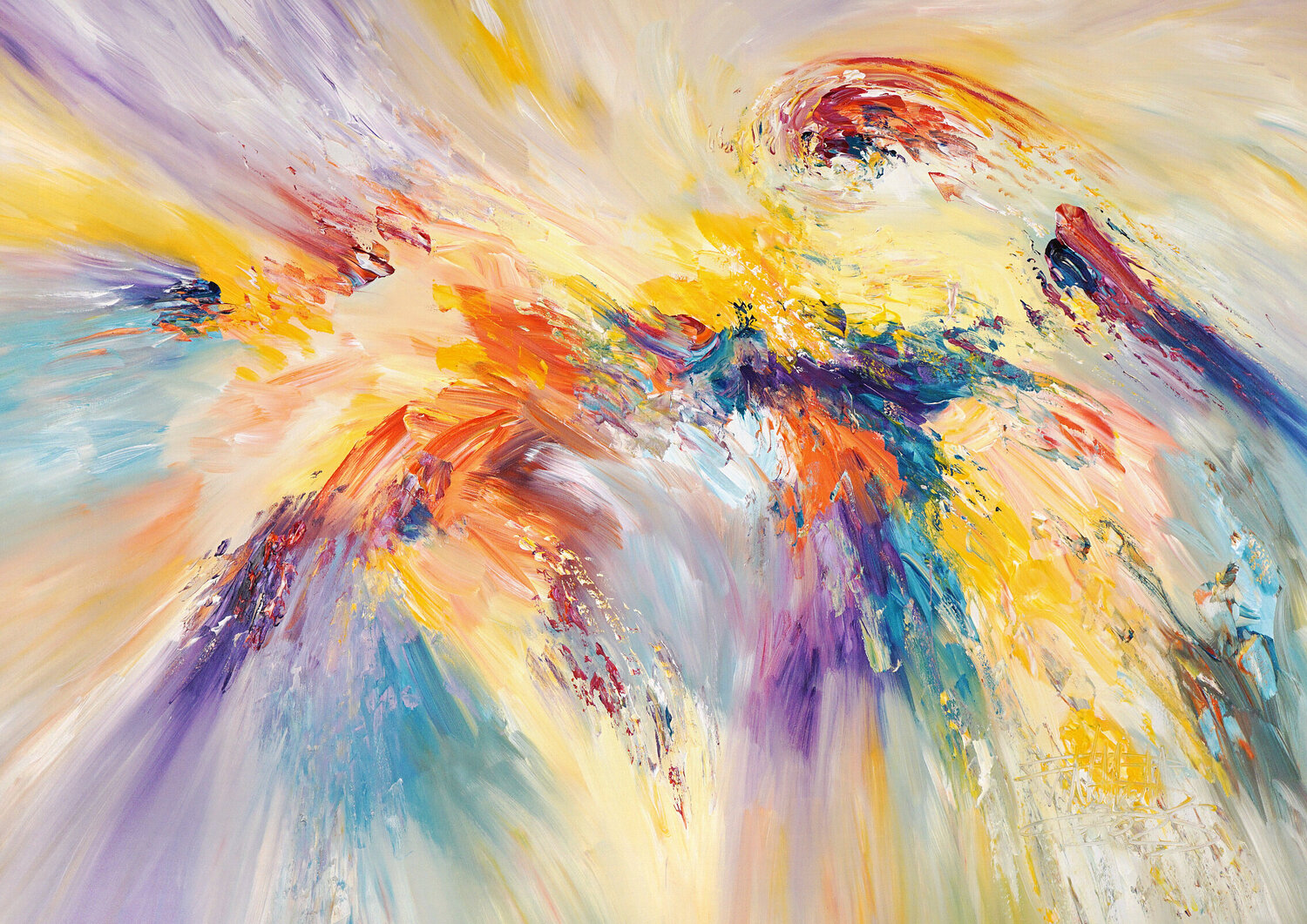 Soft Dream Symphony XL 1 de Peter Nottrott (2025): Pintura Acrílico en ...