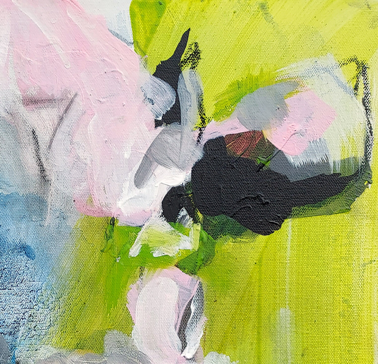 GUSTAV von Heidi Lange-Kallerhoff (2023): Malerei Acryl, Collage auf ...