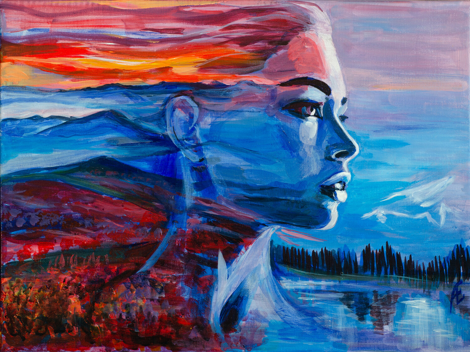 Freedom Abstract Painting