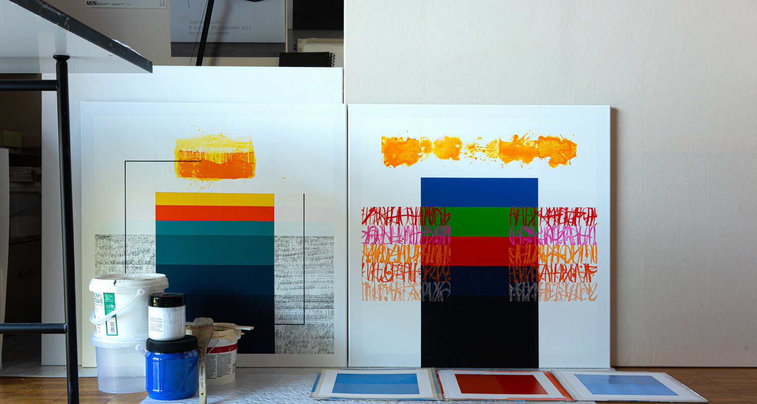 "Coney Island Beach" von Patrick Piccinelli (2023): Malerei Acryl ...