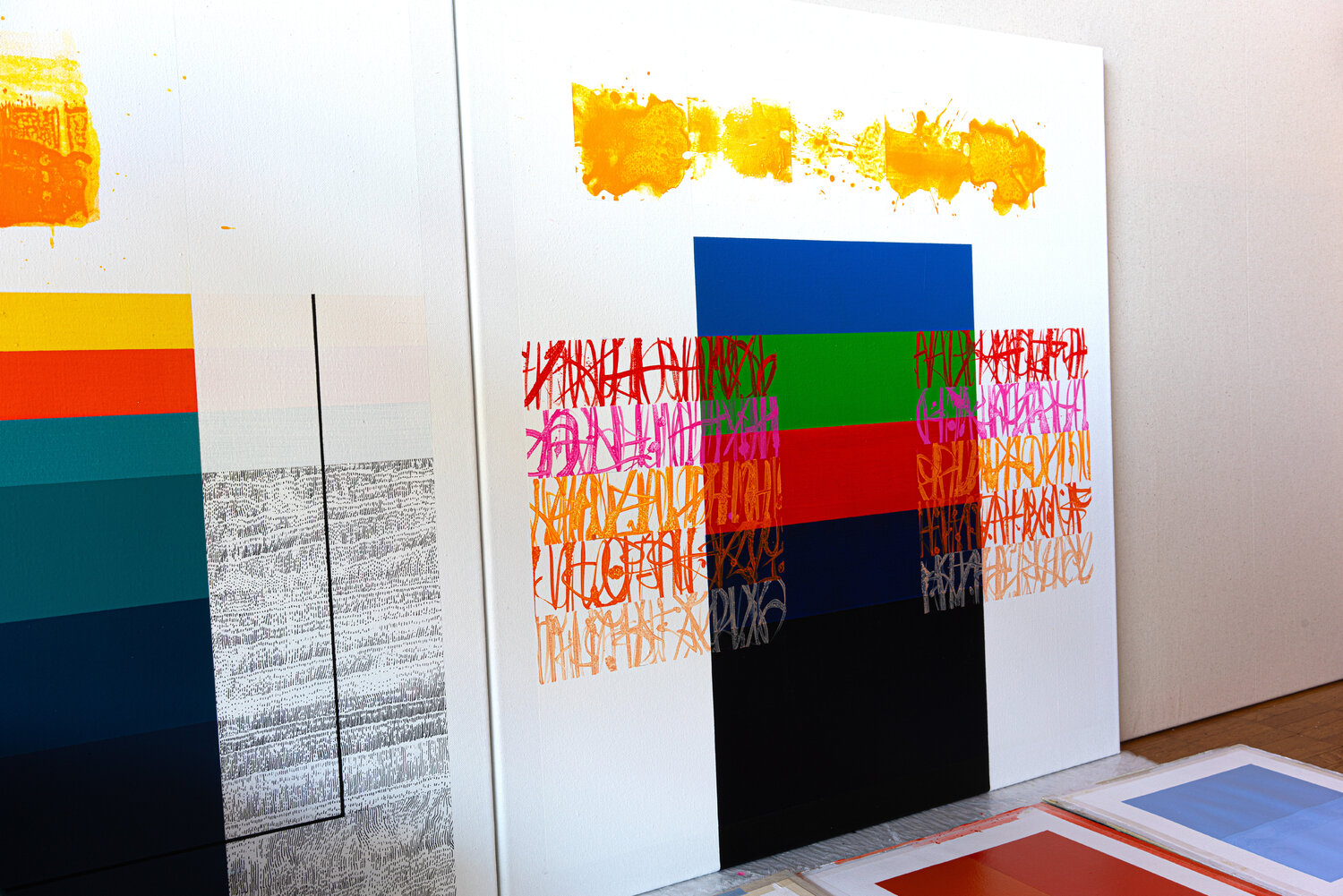 "Coney Island Beach" von Patrick Piccinelli (2023): Malerei Acryl ...