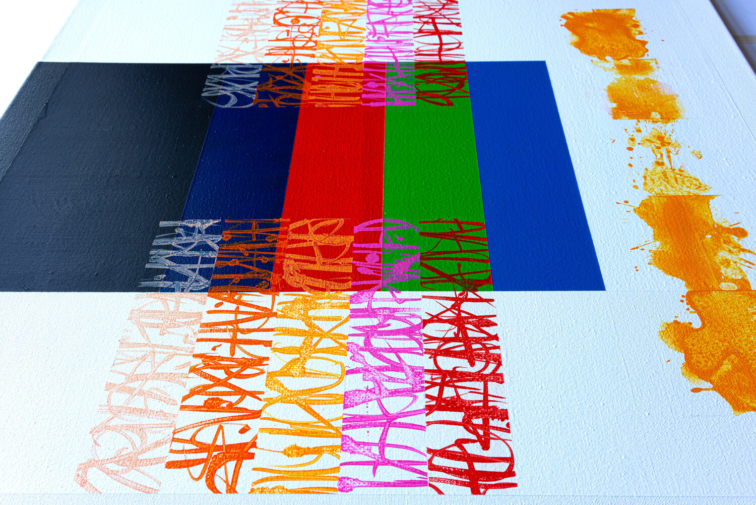 "Coney Island Beach" von Patrick Piccinelli (2023): Malerei Acryl ...