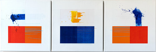 "Triptyque no1" by Patrick Piccinelli (2021) : Painting Acrylic on ...