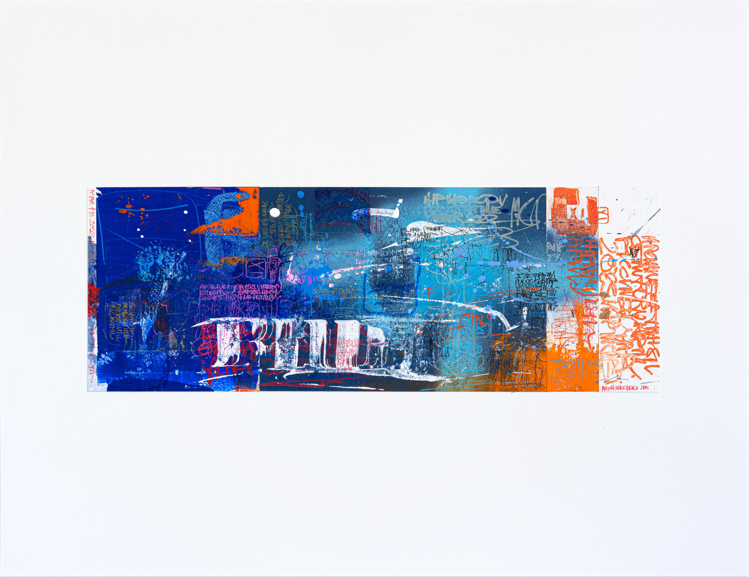 "Berlin Graffiti" von Patrick Piccinelli (2023): Malerei Acryl ...