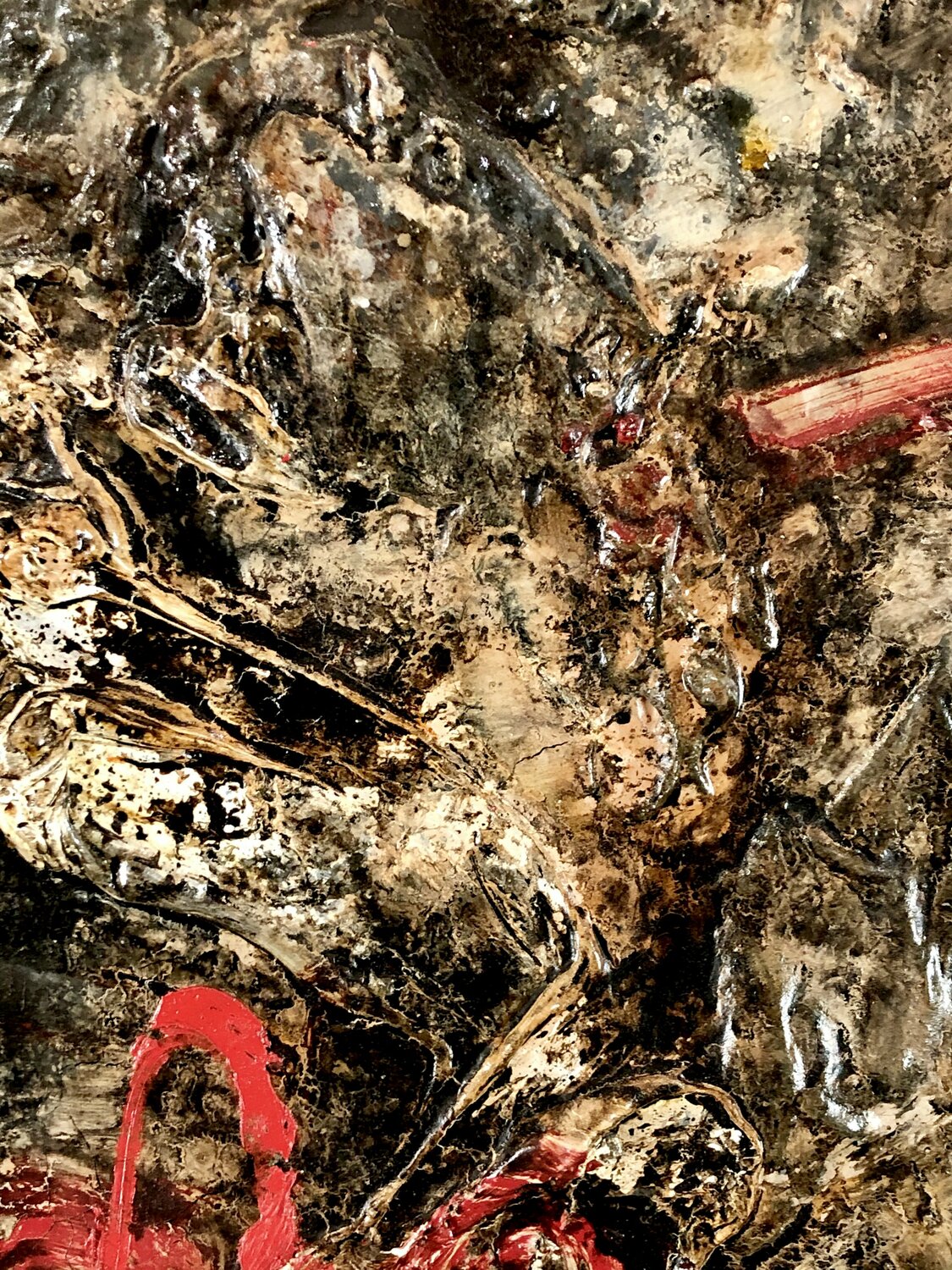 Red Transformation by Peter Backhaus (2016) : Painting Oil on Canvas ...