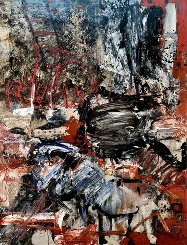 Red Transformation by Peter Backhaus (2016) : Painting Oil on Canvas ...