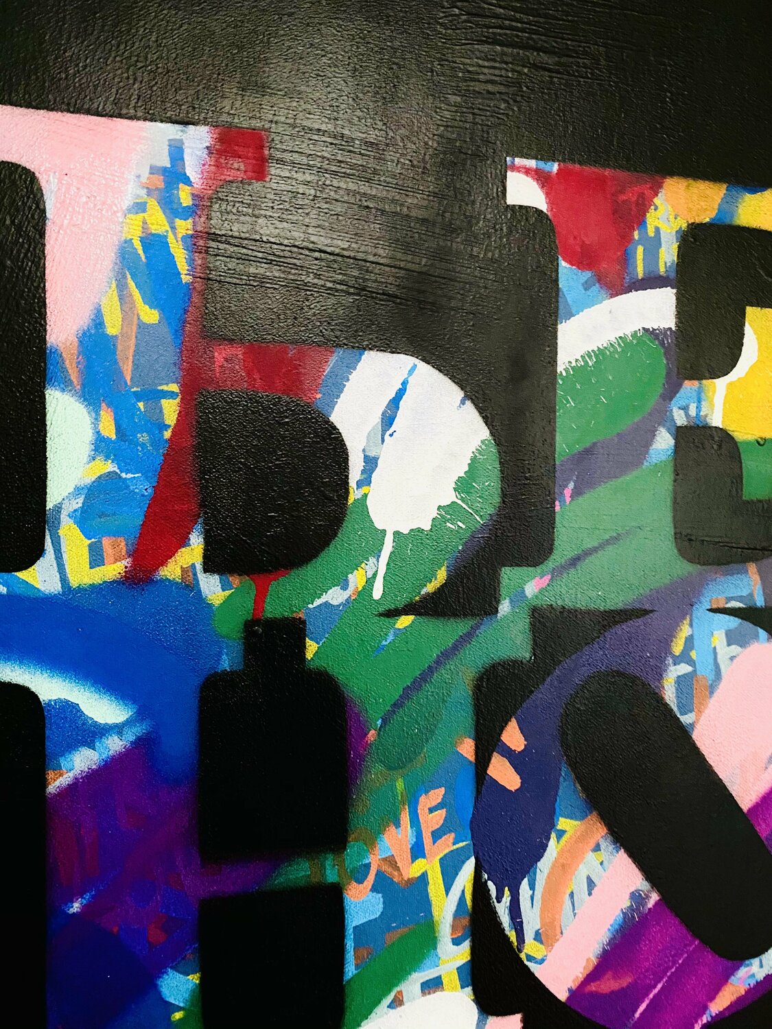 HOPE by RS Artist (2020) : Painting Acrylic, Graffiti on Canvas - Singulart