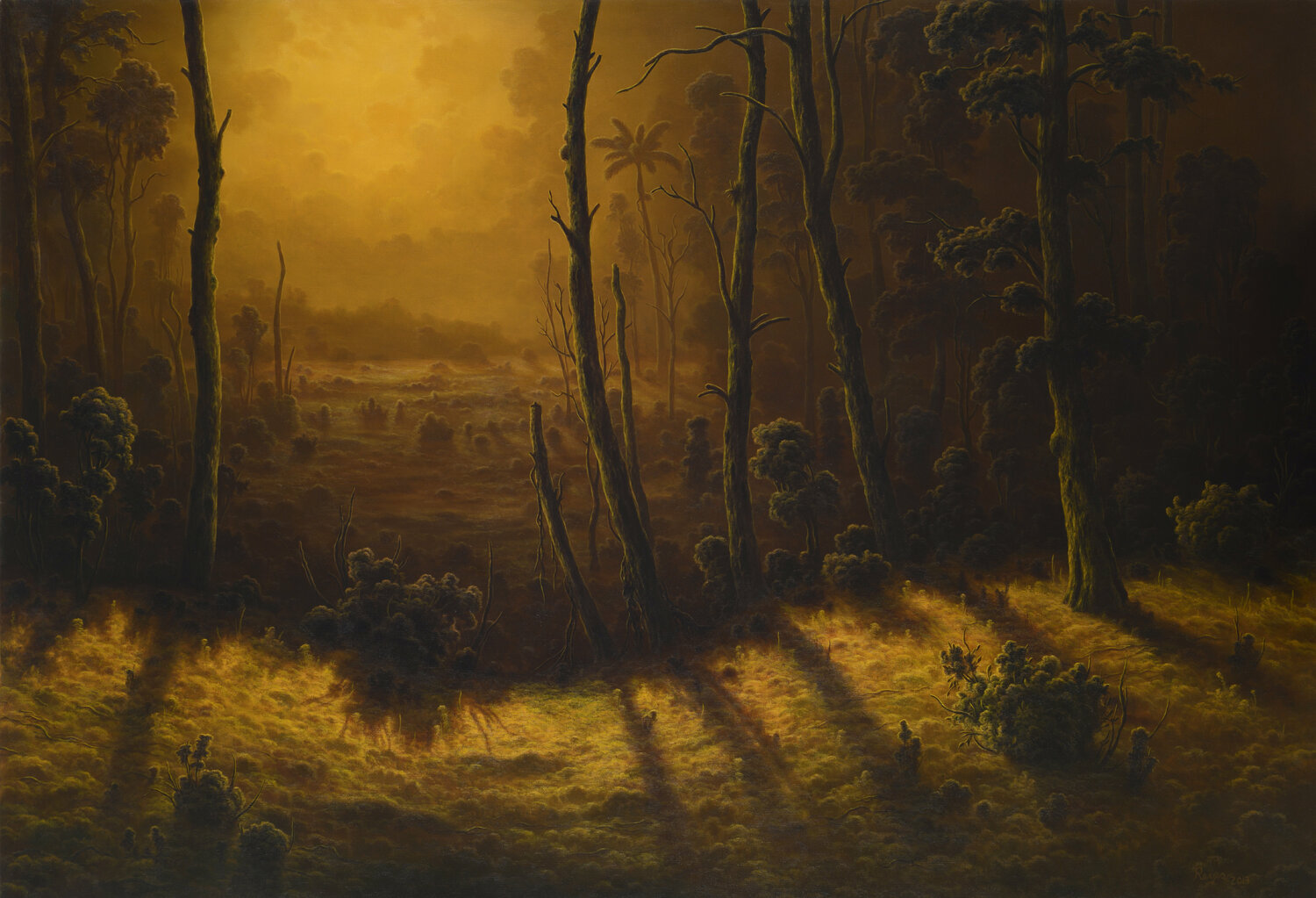 La última luz by Alberto Hernández Reyes (2013) : Painting Oil on ...