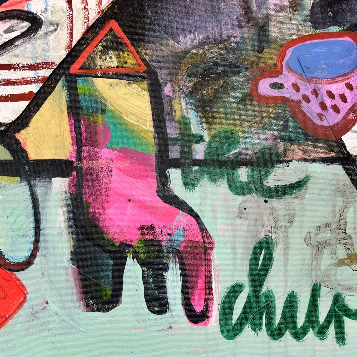 On Sunday Milks The Church by Fredi Gertsch (2026) : Painting Acrylic ...