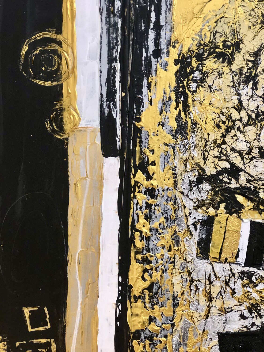 VON DER MUSE GEKÜSST by Ursula Geber (2022) : Painting Acrylic on ...