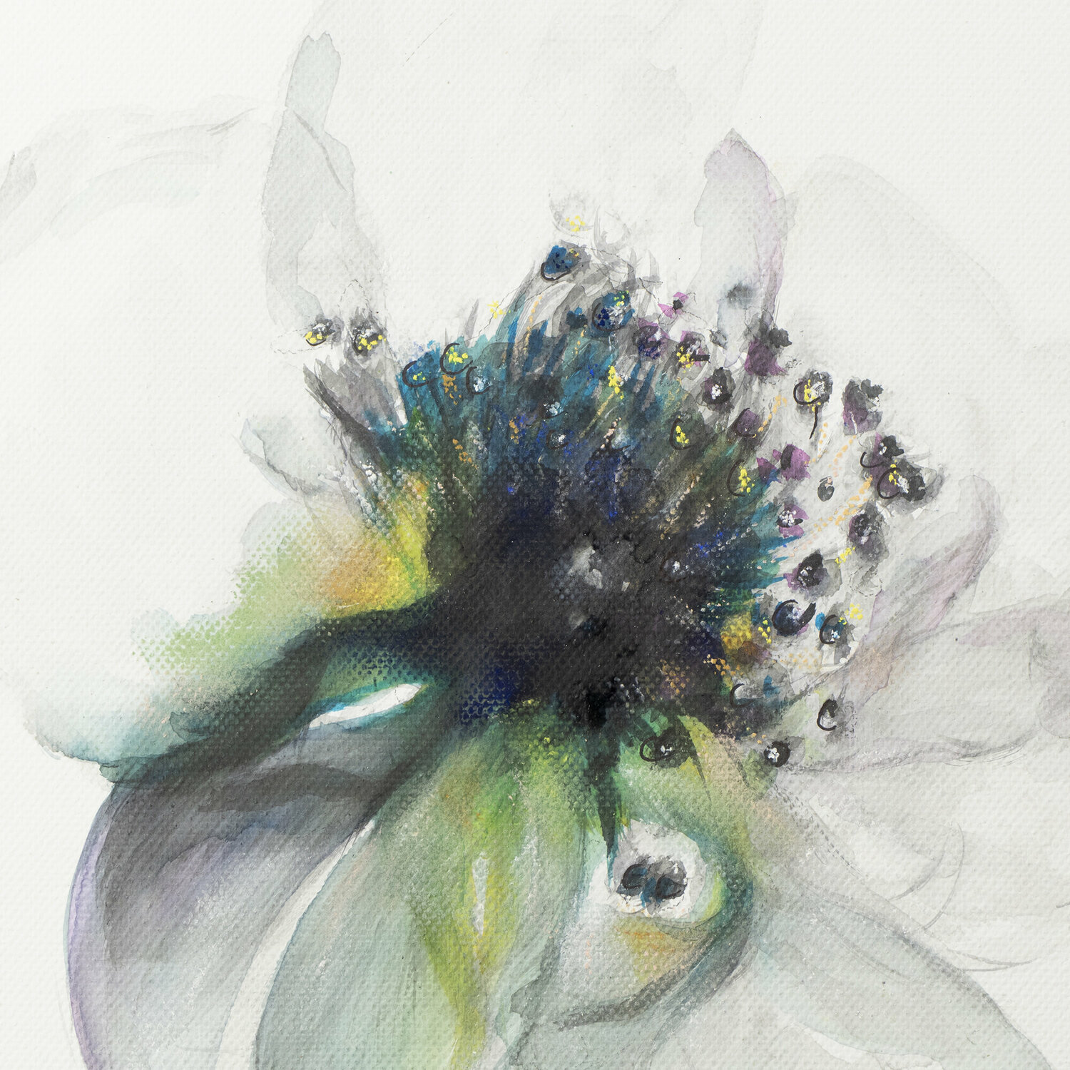 fiore di cigliegio 6.1 de Stefania Ricci (2021) : Peinture Acrylique, Aquarelle sur Toile ...