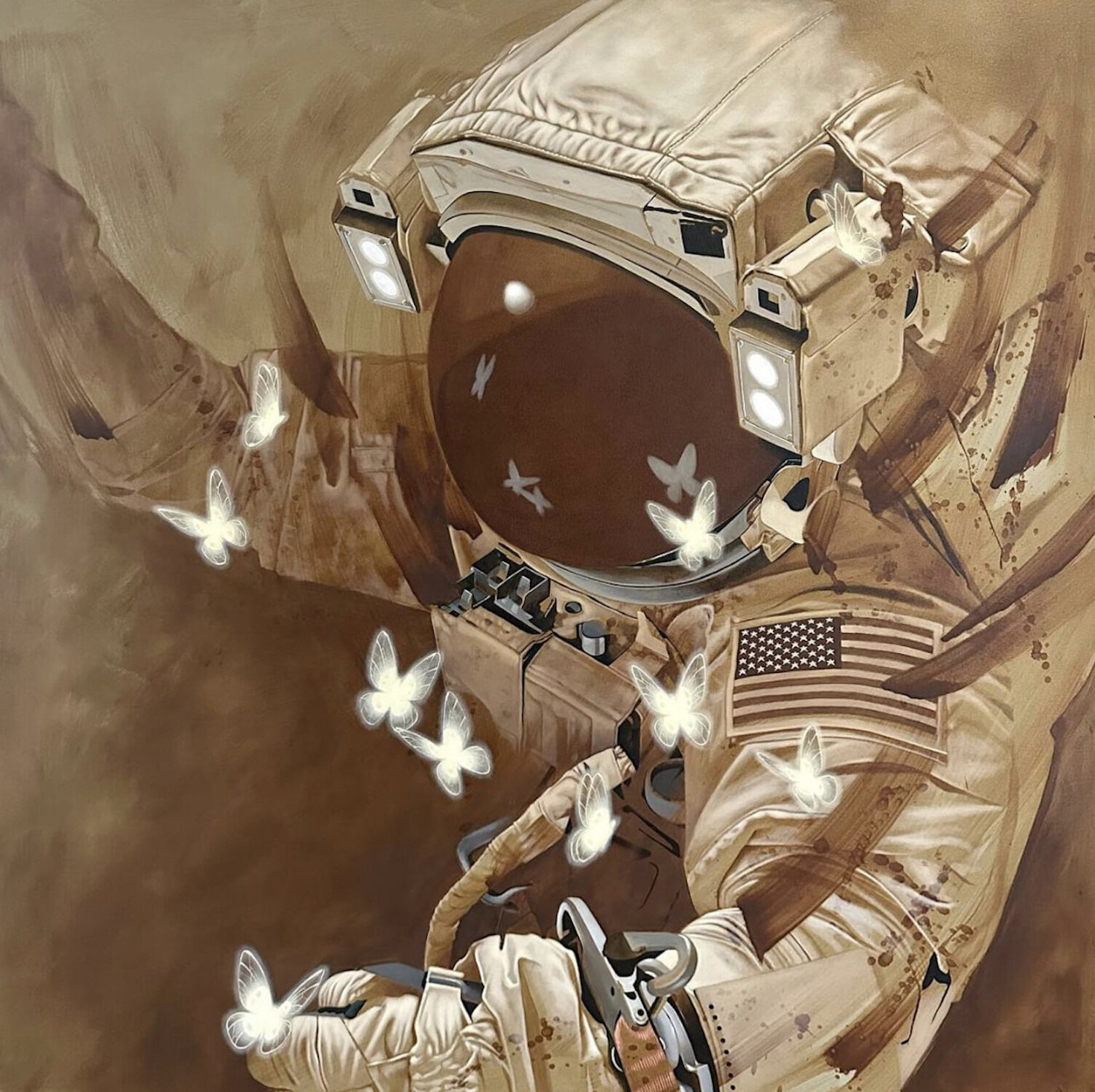 Eleven Ghost's by Jimmy Law (2023) : Painting Oil on Canvas - Singulart