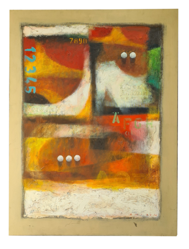 Alphabets & Numbers by Omi Reyes (2010) : Painting Acrylic on Canvas ...