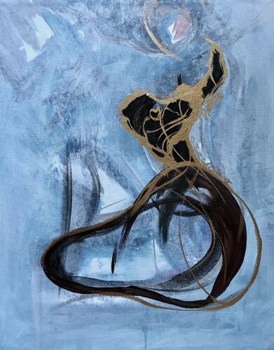 Sunset Diva by Dinara Omarova (2018) : Painting Acrylic on Canvas ...