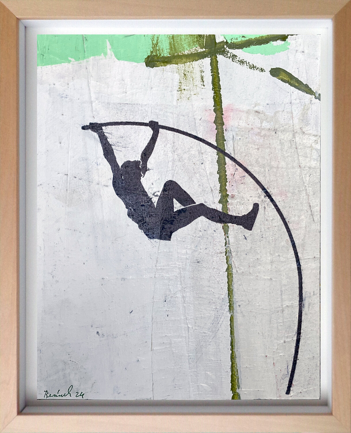 Grazie mit Stab by Petr Beranek (2024) : Print Lithography, Monotype on ...