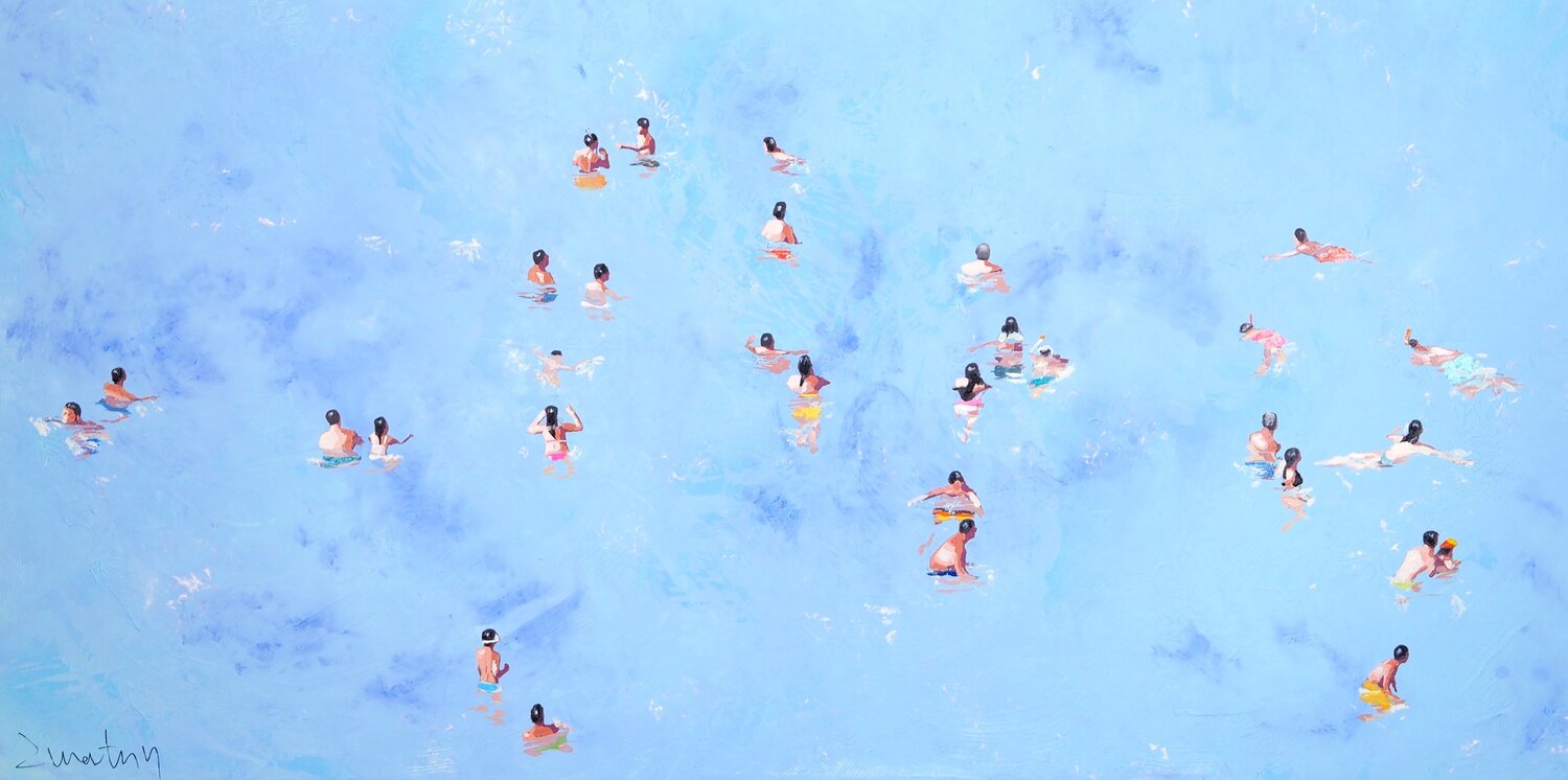 Polignano a Mare by Carlos Martin (2023) : Painting Oil on Wood - SINGULART