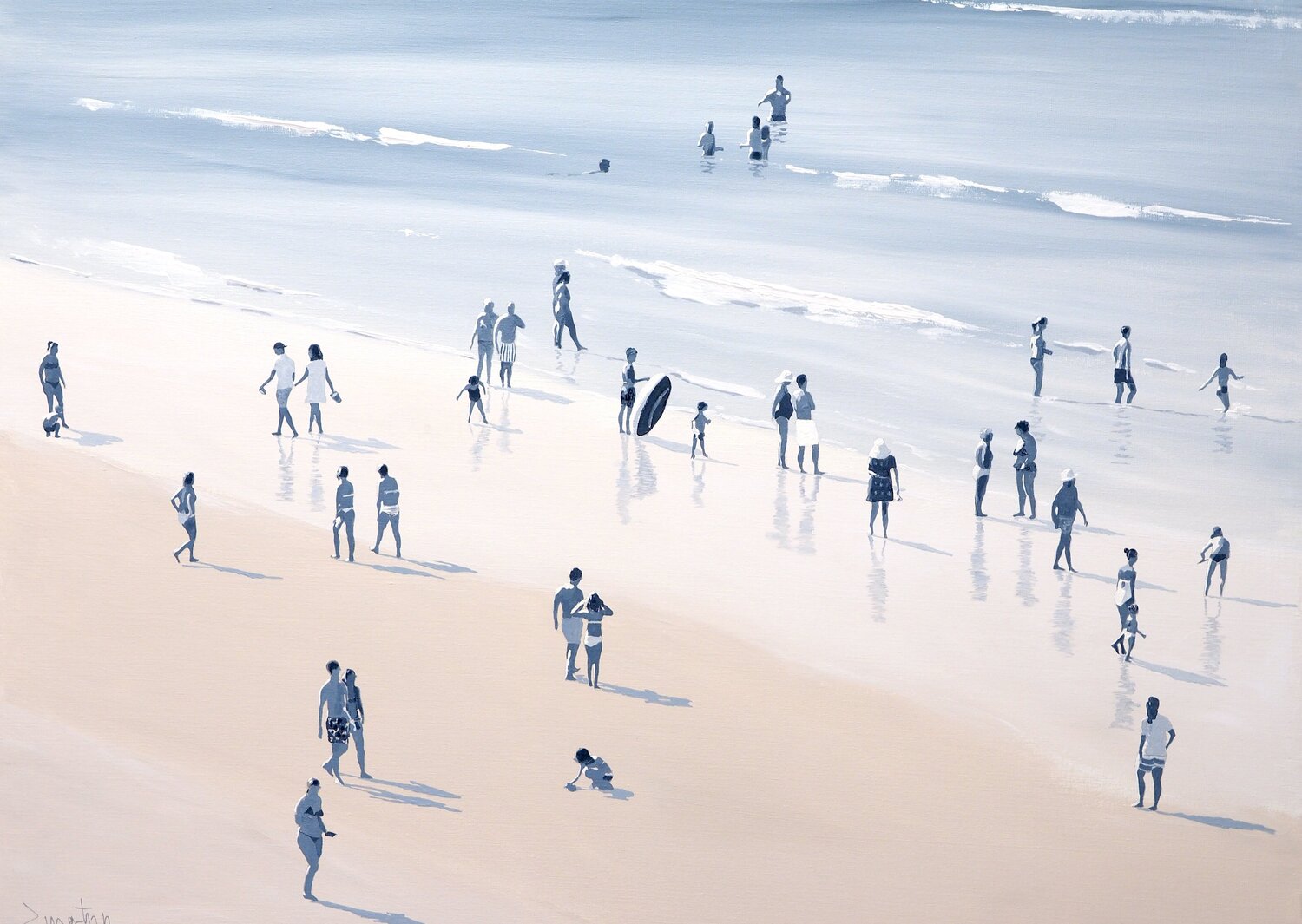 Shoreline 214 by Carlos Martin (2024) : Painting Acrylic on Canvas ...