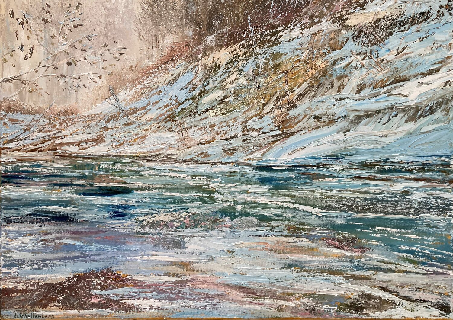 Winter is coming by Lusie Schellenberg (2021) : Painting Oil on Canvas ...