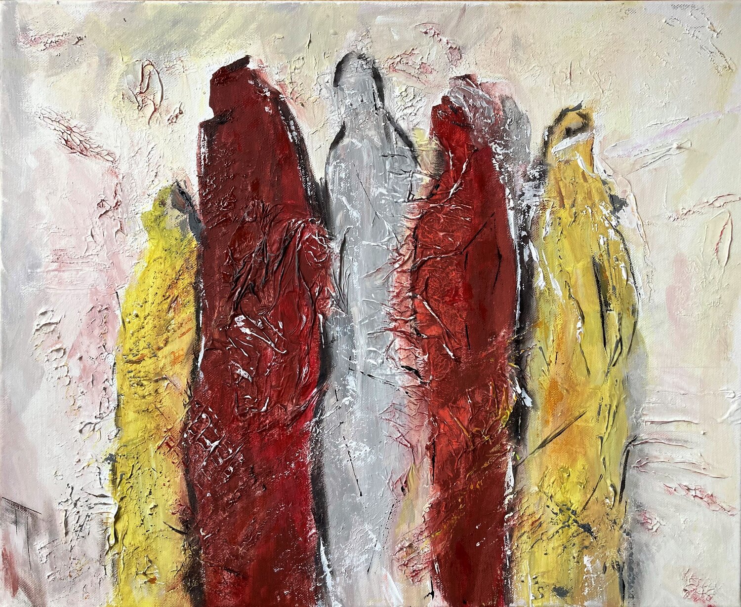 Family by Lusie Schellenberg (2021) : Painting Acrylic, Colored Pencil ...