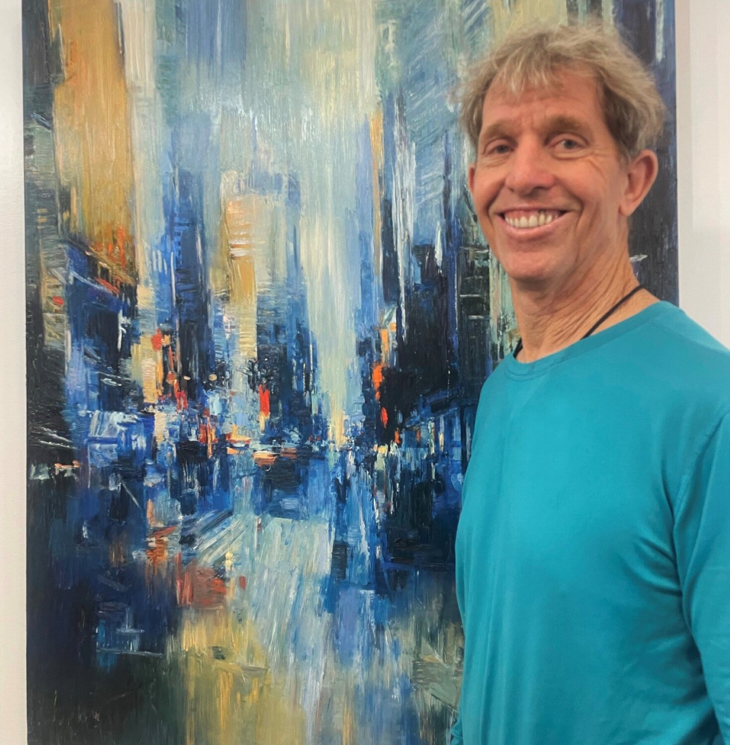 Urban Momentum by Kenneth Halvorsen (2022) : Painting Oil on Canvas ...