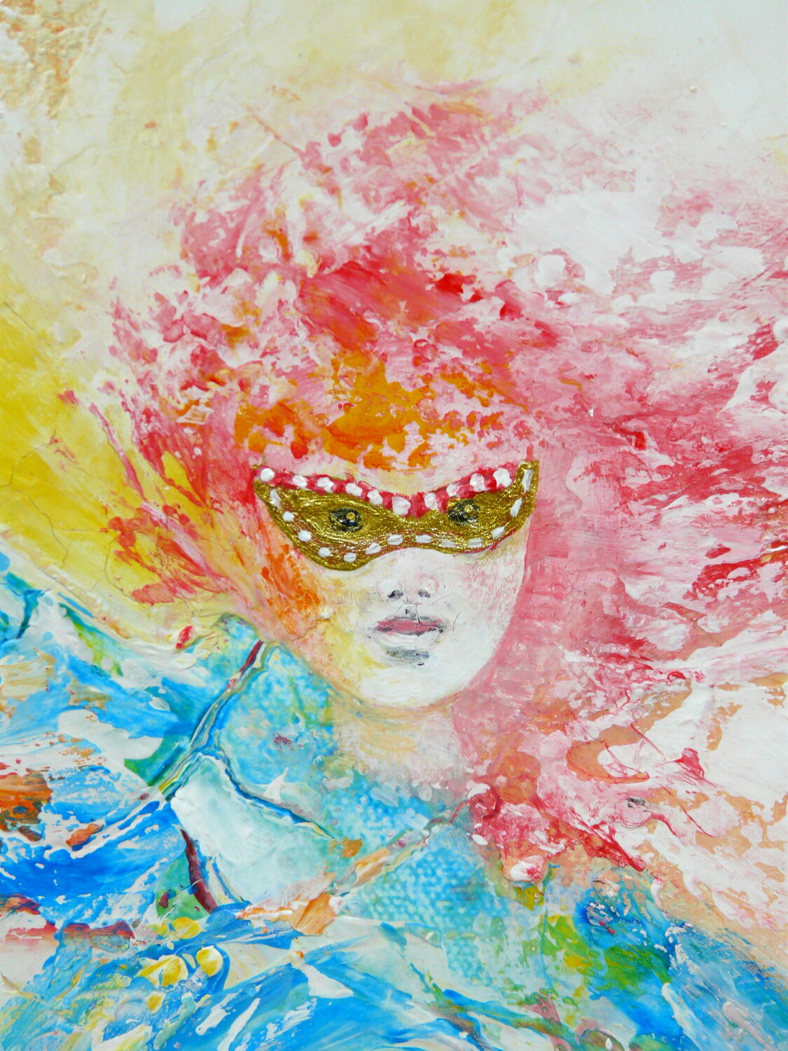 Varieté-Tänzerin by Blanka Mandel (2019) : Painting Acrylic on Canvas ...