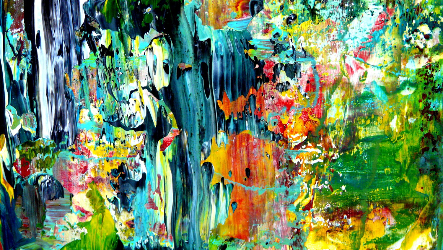 Mystical Place 80- inspiriert von Gerhard Richter by Blanka Mandel ...