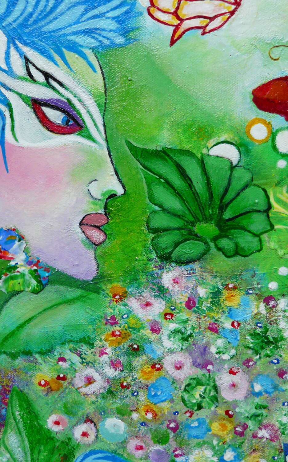 Die Verwandlung im Tanz by Blanka Mandel (2018) : Painting Acrylic on ...