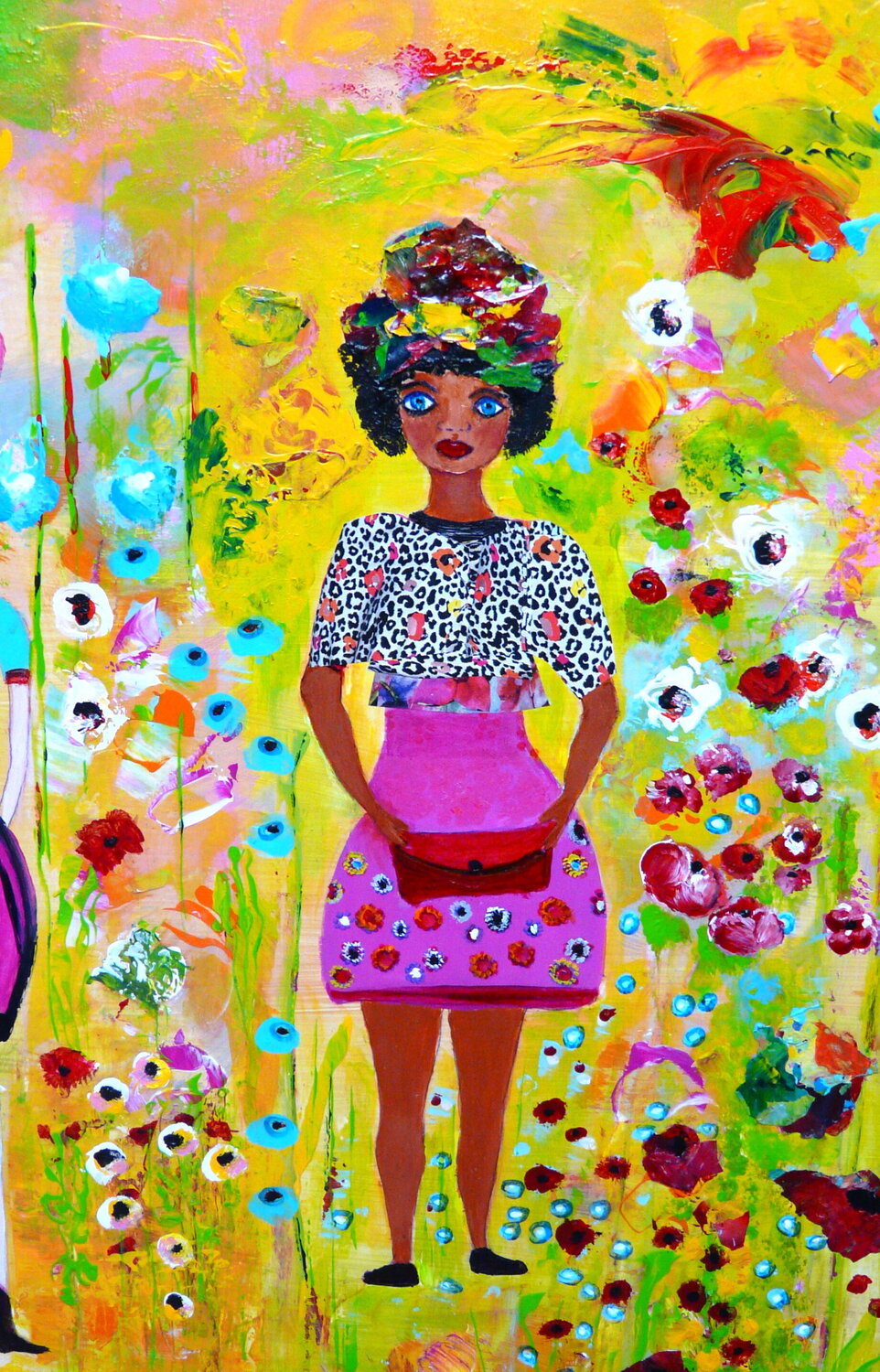 Freundschaft by Blanka Mandel (2023) : Painting Acrylic on Wood - Singulart