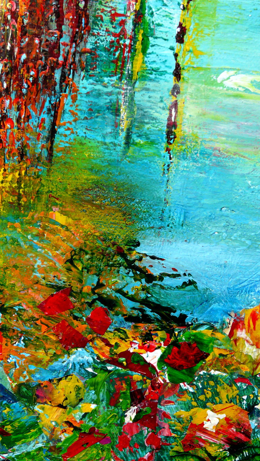 Liebeserklärung an die Natur by Blanka Mandel (2023) : Painting Acrylic ...