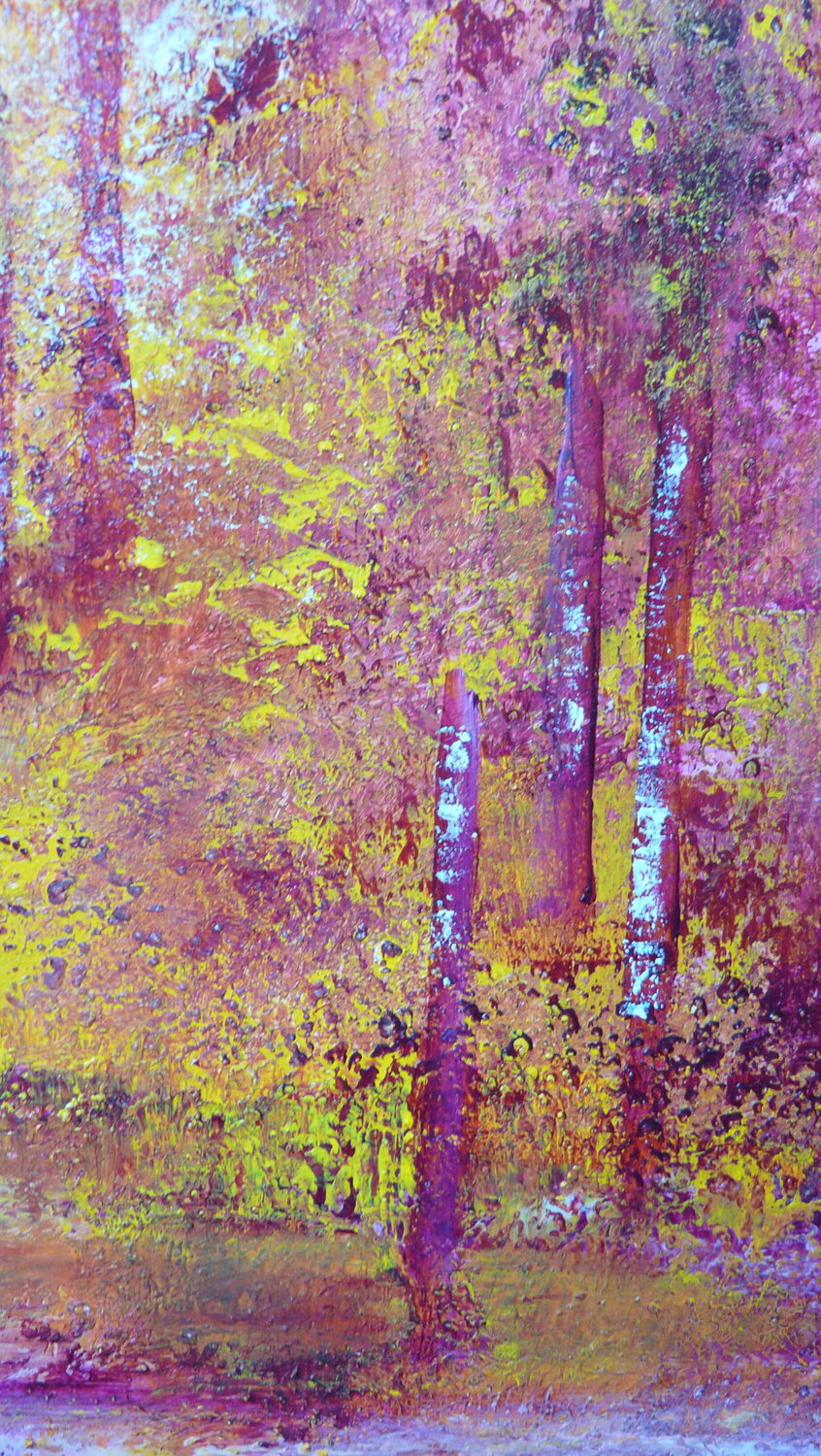 Zauberwald (10) by Blanka Mandel (2024) : Painting Acrylic on Wood ...